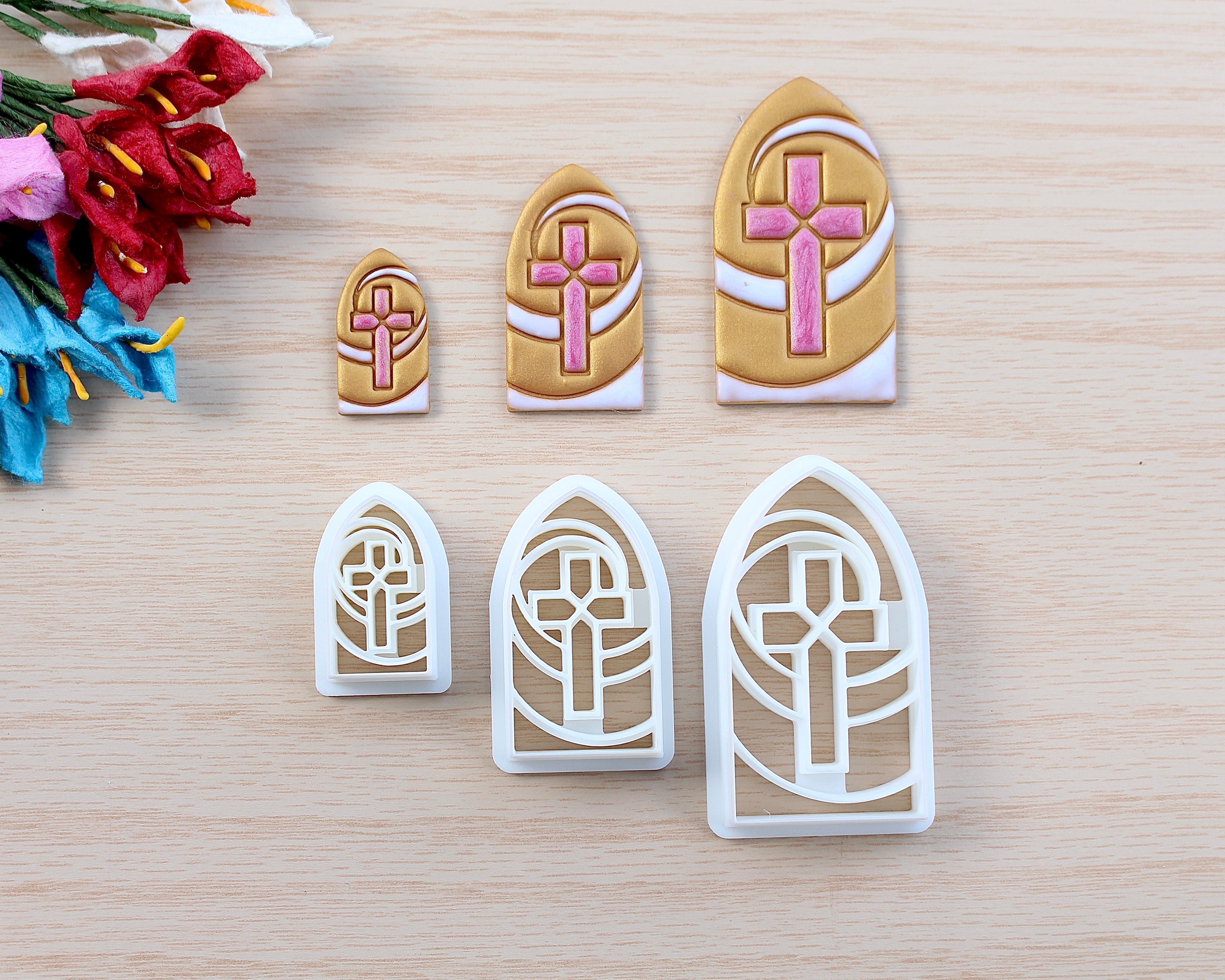 Church Window Polymer Clay Cutter | Sol Corner